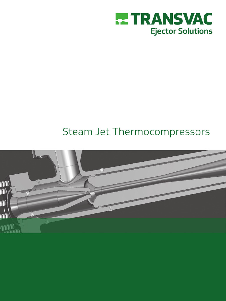 Transvac Steam Jet Thermocompressors 1 | Download Free PDF | Jet Engine ...