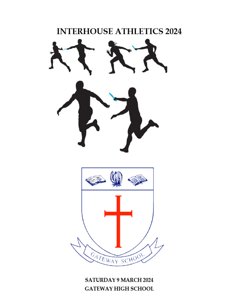 Inter House Athletics 2024 Programme | PDF | Track And Field | Summer ...