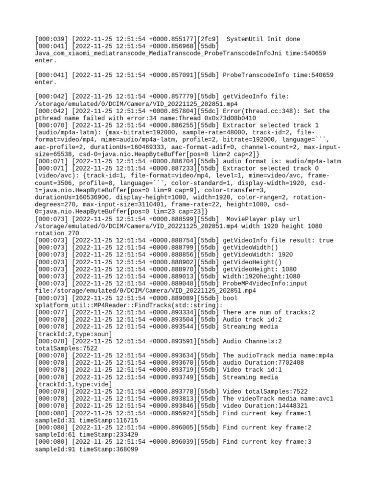 Trace | PDF | Codec | Computer File Formats