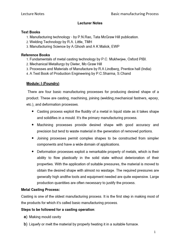 Basic Manufacturing Processes | PDF | Construction | Welding
