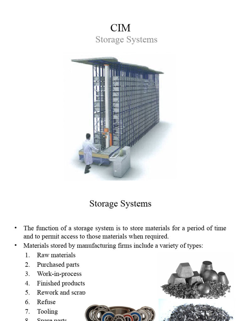 Overview of Storage Systems and Strategies | PDF | Warehouse ...