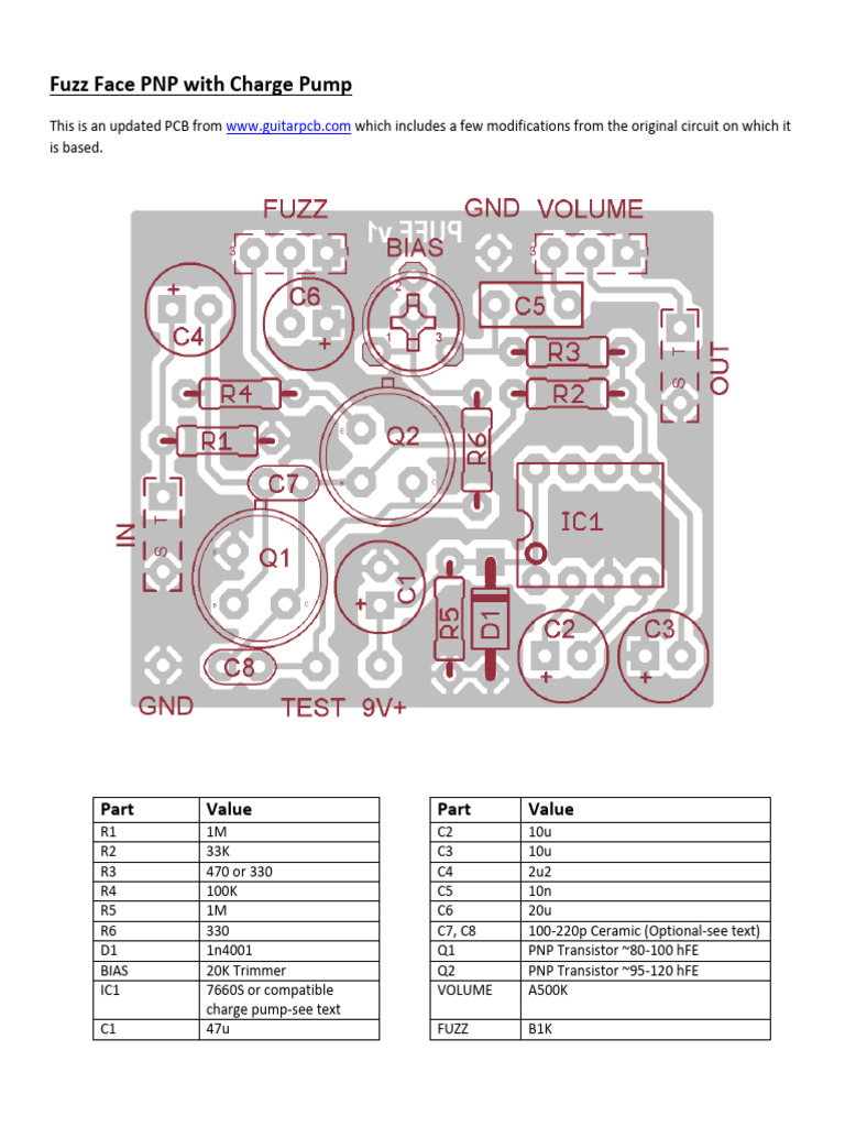 Pumpd Up Fuzz Face | PDF | Transistor | Electronic Circuits