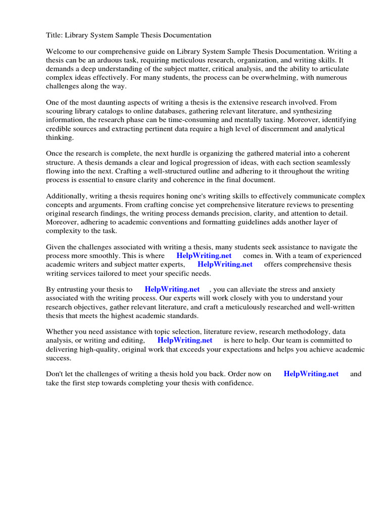 Library System Sample Thesis Documentation | PDF | Human–Computer Interaction | Information