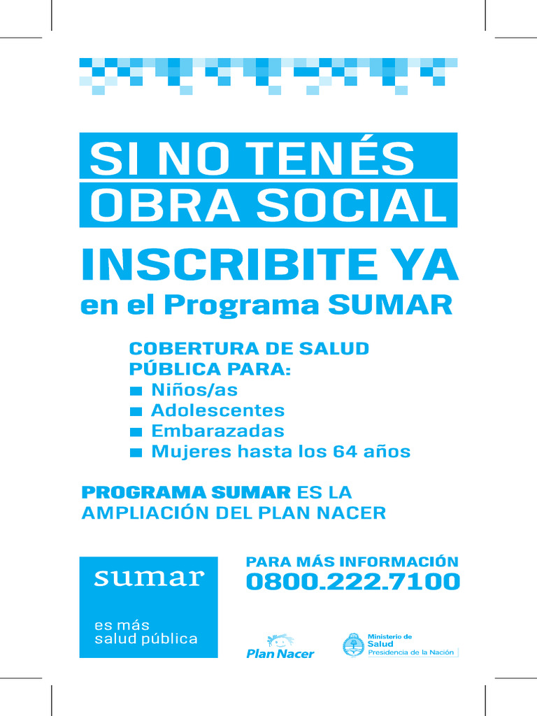 Inscripcion Plan Sumar | PDF