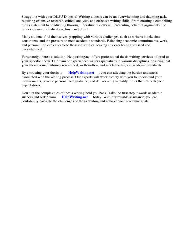 Dlsu d Thesis | PDF | Thesis | Sexual Harassment