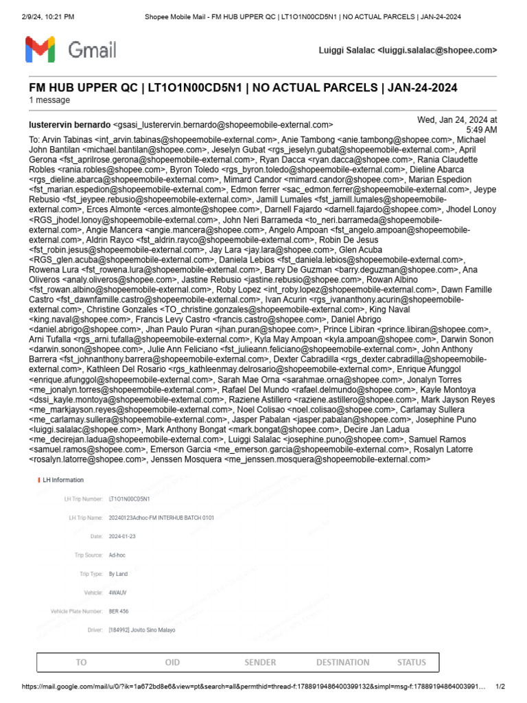 Transmittal Sample | PDF