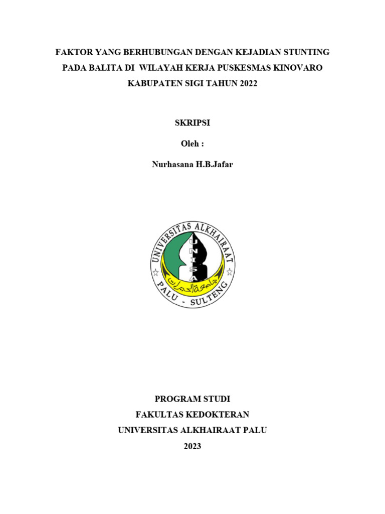 Skripsi Nurhasana HB Jafar | PDF