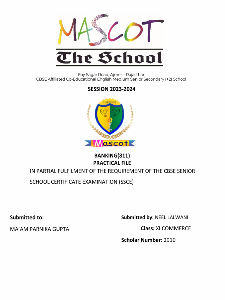 BANKING Practical_Project file format.pdf | PDF