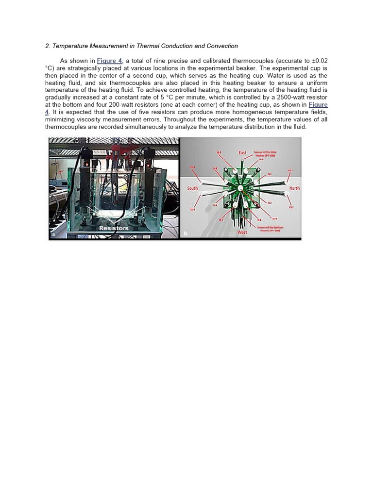 Temperature Measurement in Thermal Conduction and Convection | PDF