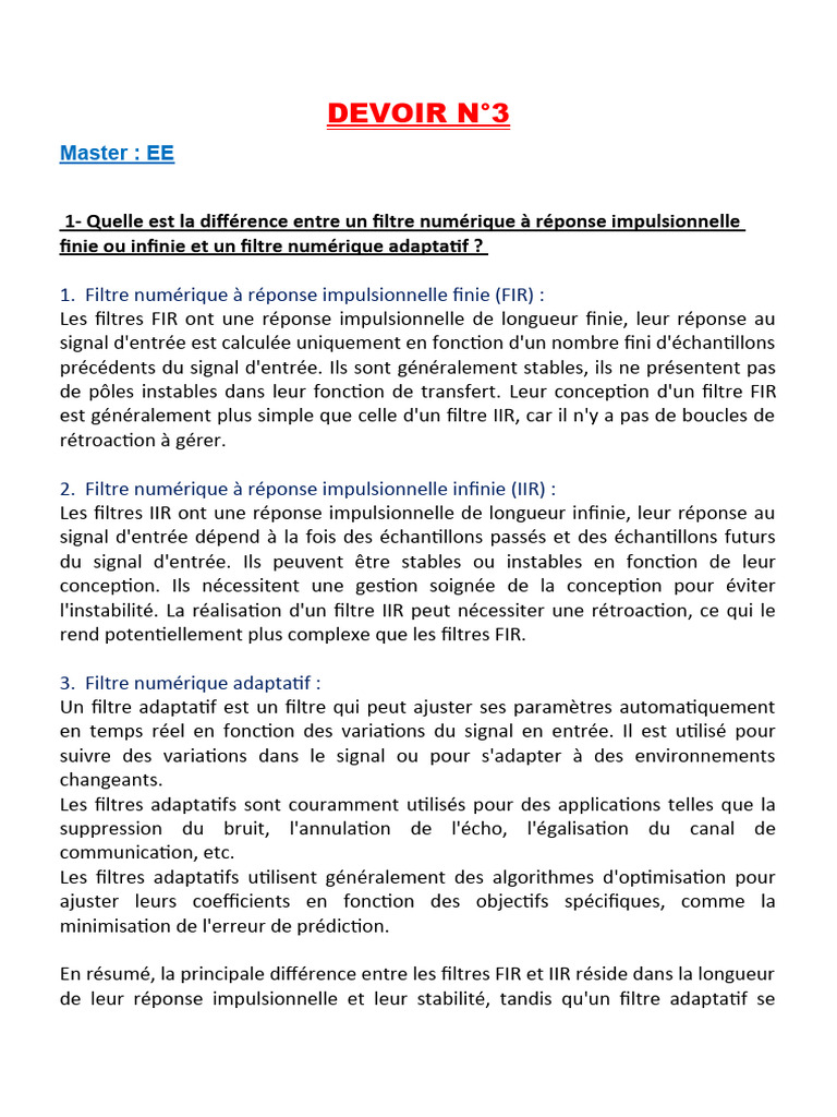 Devoir 3 Ee | PDF