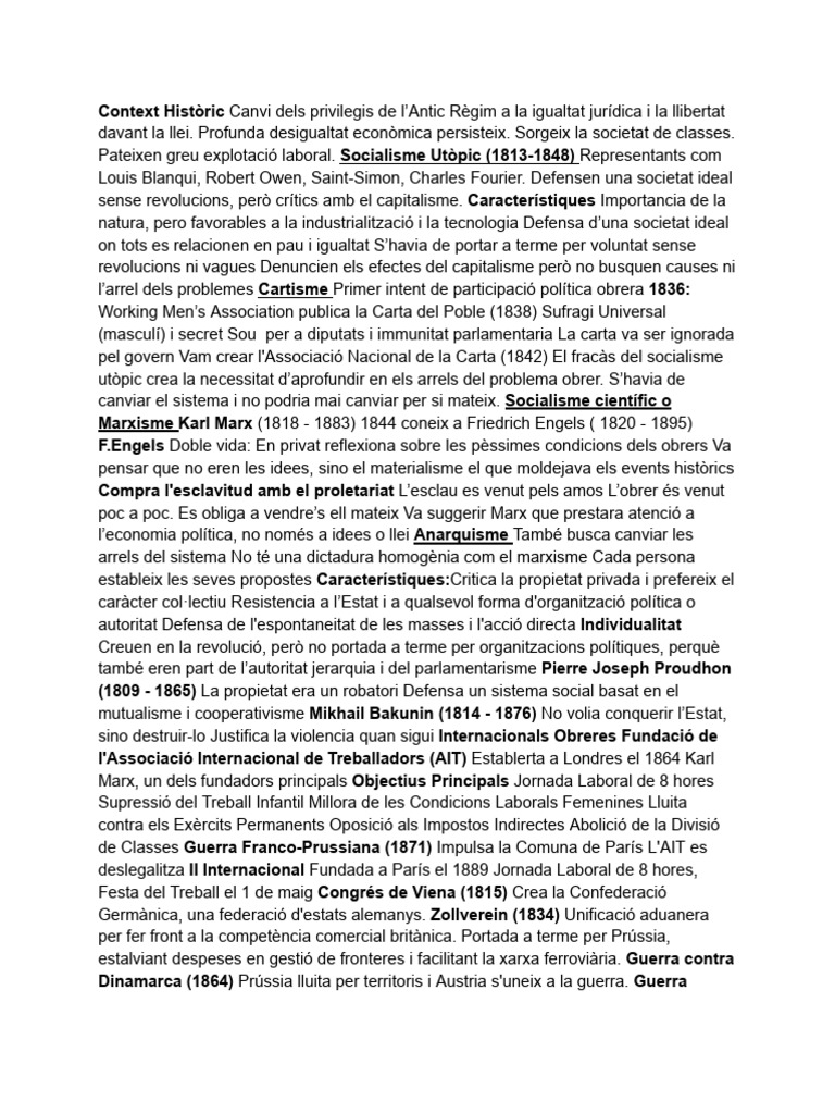 Xuleta Historia | PDF