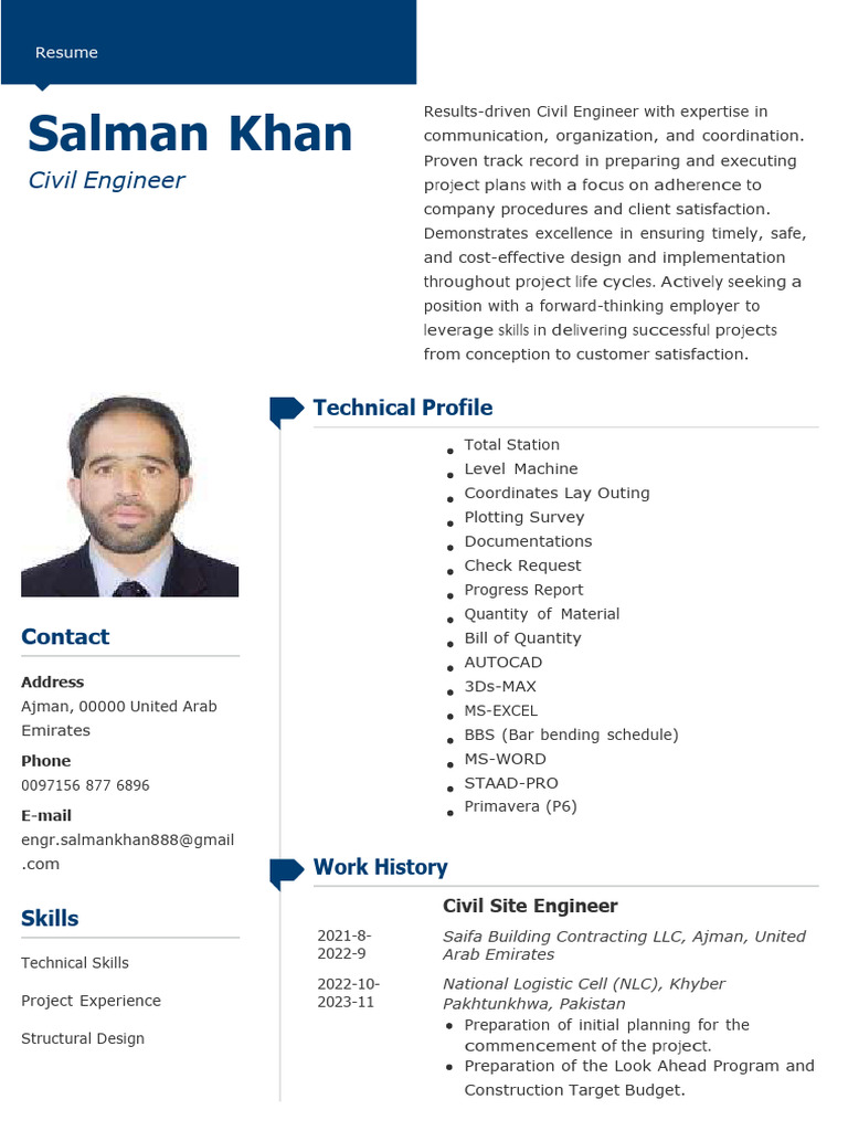 Salman Khan CV | PDF | Business