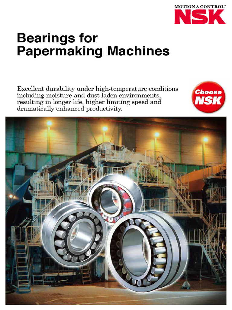 e1266a- Bearings for Papermaking Machines | PDF | Bearing (Mechanical ...
