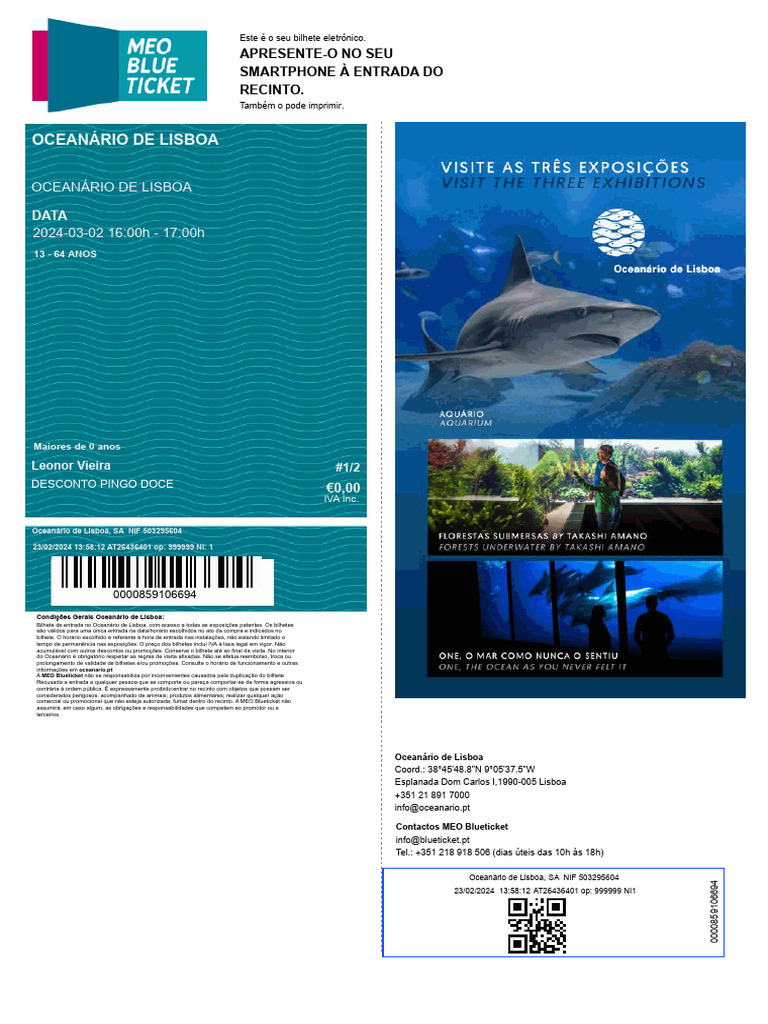 Oceanario | PDF | Lisboa