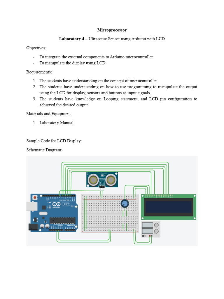 Laboratory-4-Ultrasonic-Sensor (LAVIZARES, VALMORES, REYES) | PDF ...