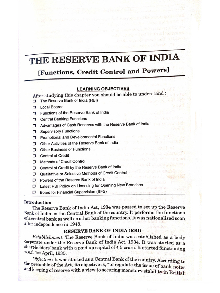 Unit 2 Rbi | PDF