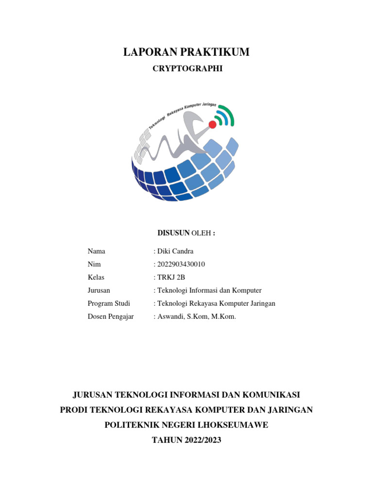 REPORT 19 (Cryptography) | PDF