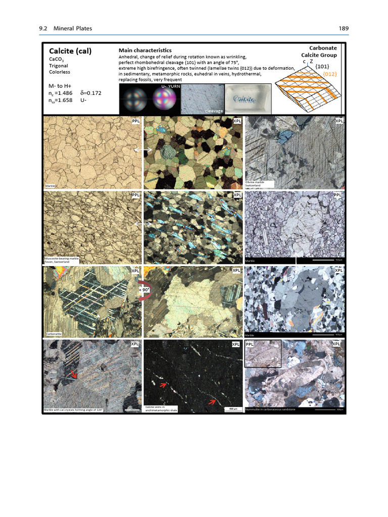 Referensi Mineral Thin Section | PDF
