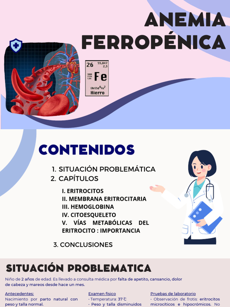 Anemia Ferropénica en Niños: Diagnóstico y Tratamiento | PDF