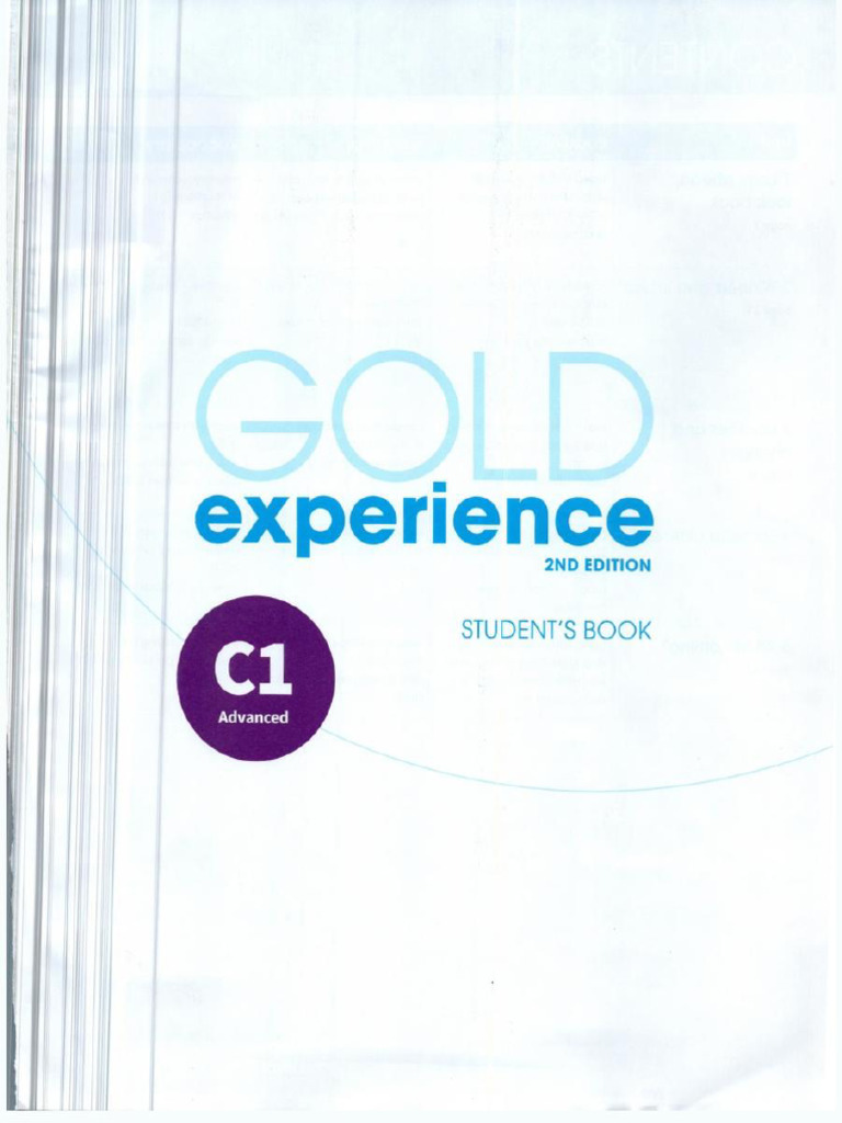 Gold Experience 2nd Edition c1 Studentx27s Book PDF Free | PDF