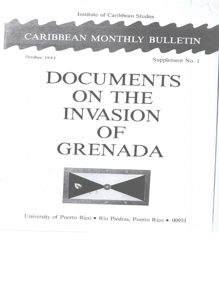 Documents On The Invasion Grenada (PDFDrive) | PDF | Government