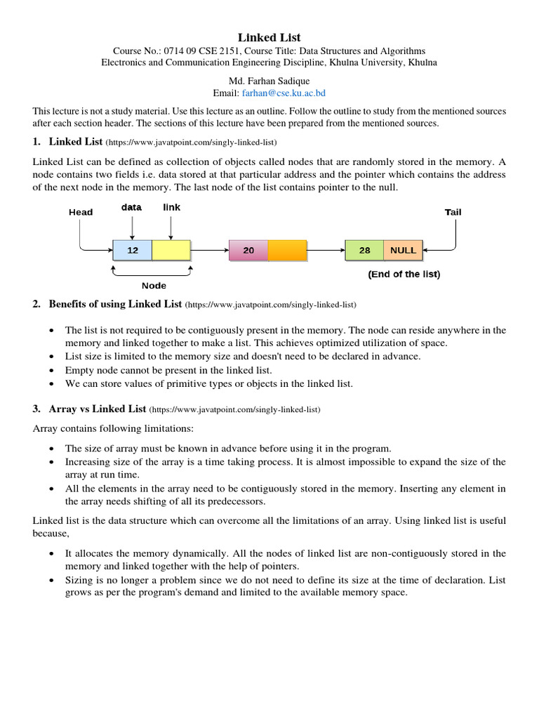 CSE 2151 Lecture 3 | PDF | Pointer (Computer Programming) | Computing CSE 2151 Lecture 3 | PDF | Pointer (Computer Programming) | Computing