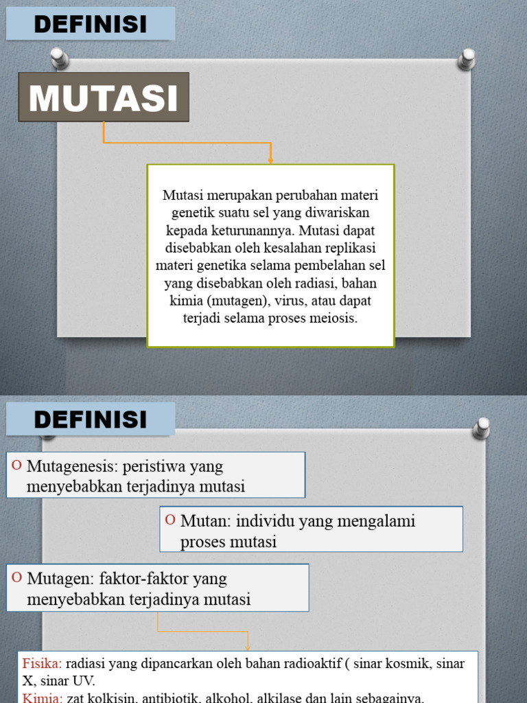 Proses Mutasi Genetik dan Jenisnya | PDF | Sains & Matematika ...