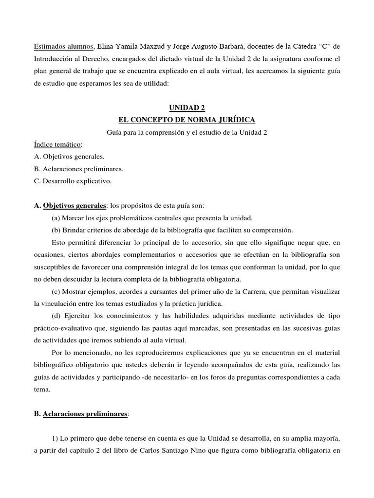 Guía de Estudio Unidad No 2 2021 | PDF | Juez | Verdad