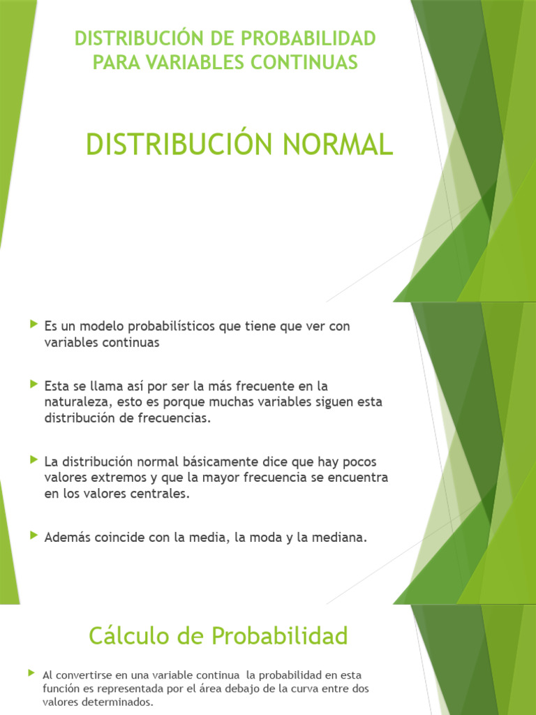 Guía sobre Distribución Normal en Estadística | PDF | Distribución ...