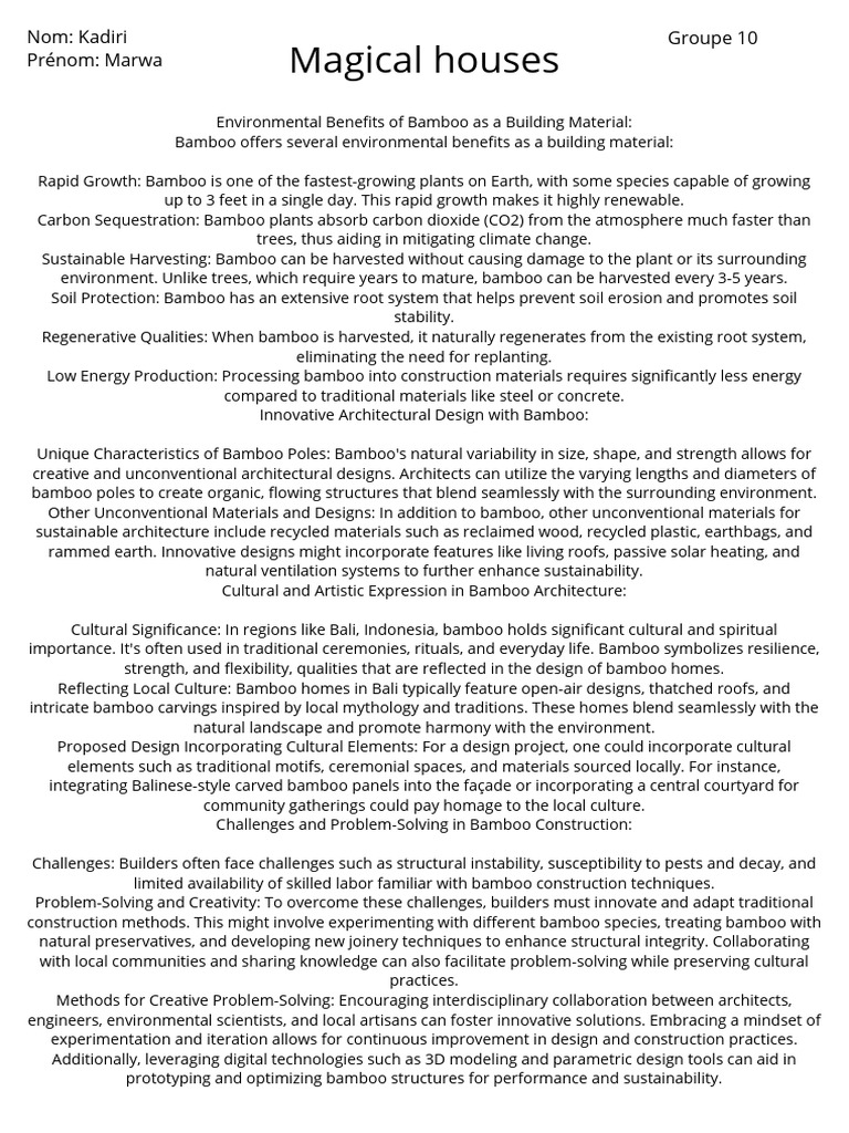 Magical Houses | PDF