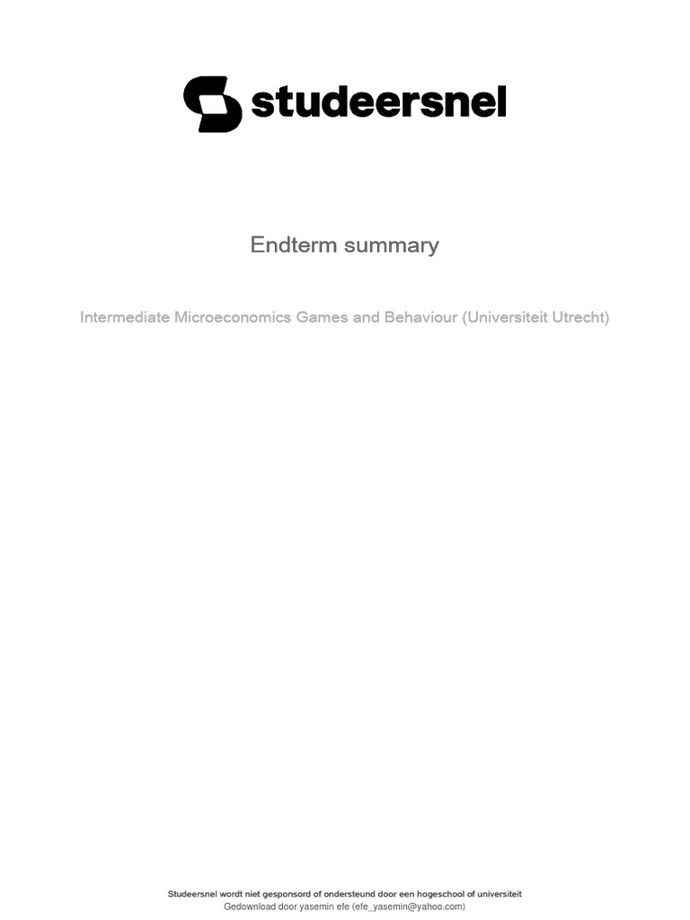 Endterm Summary | Download Free PDF | Motivation | Motivational