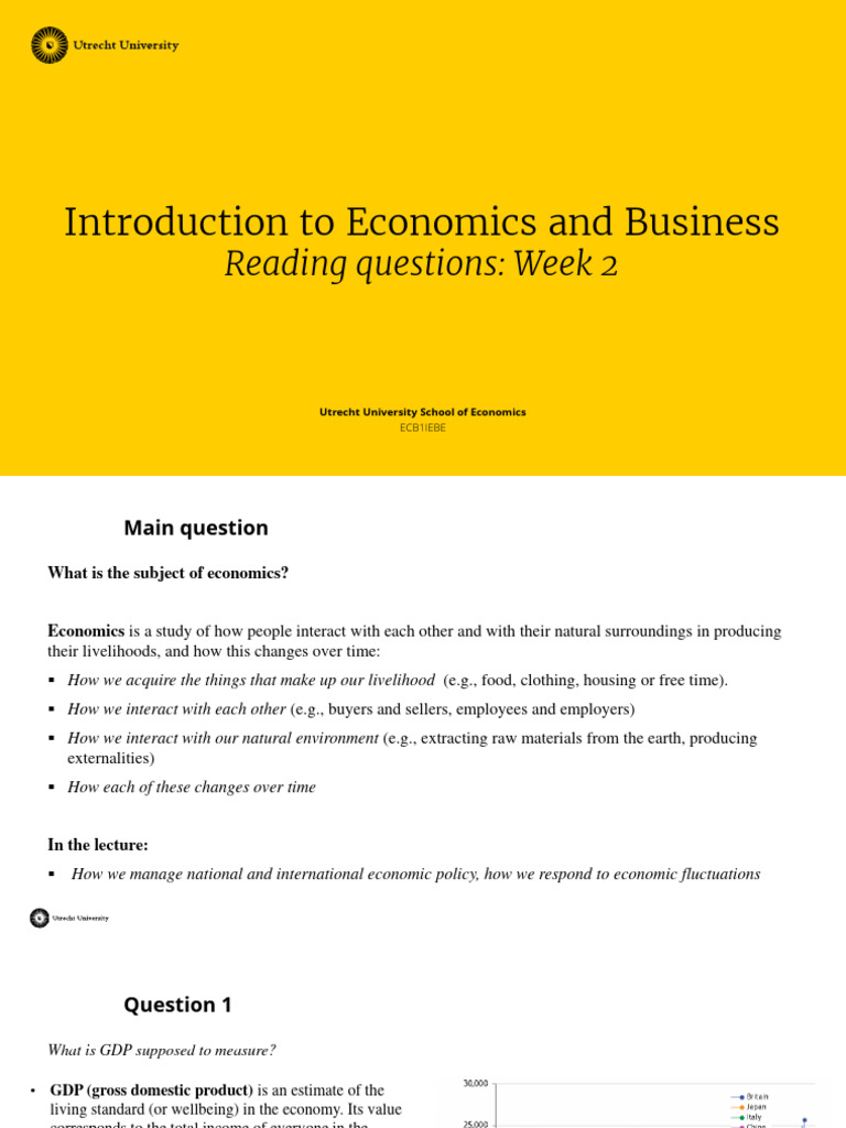 Week 2 IEBE - Tutorial | PDF | Economic Growth | Gross Domestic Product