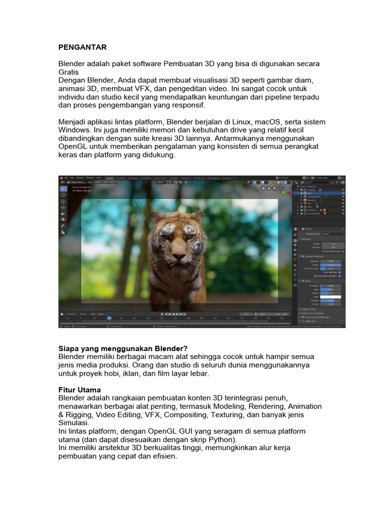 Blender 3D | PDF | Seni
