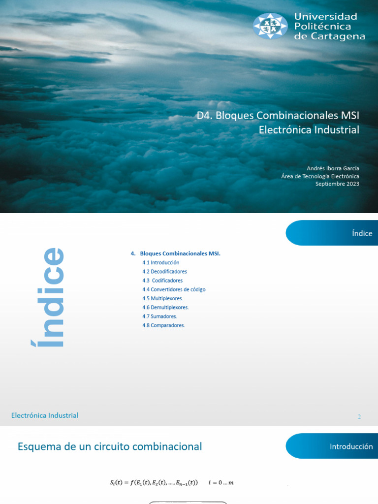 Bloques Combinacionales MSI | PDF