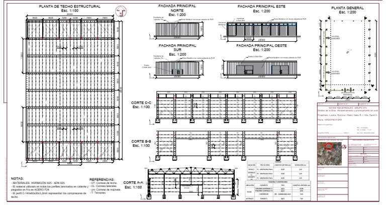 PLANO 1 Nave Industrial | PDF