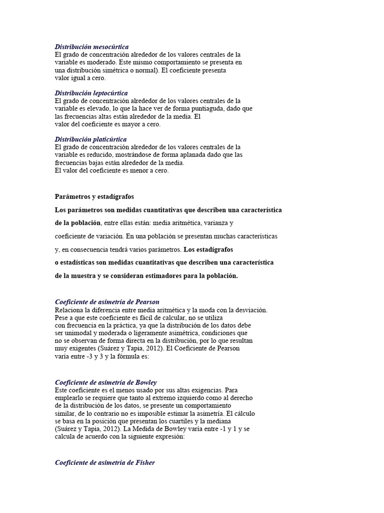 Distribución Mesocúrtica | PDF | Muestreo (Estadísticas) | Histograma