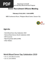 National Voluntary Blood Services Program (NVBSP) : Mission | PDF ...