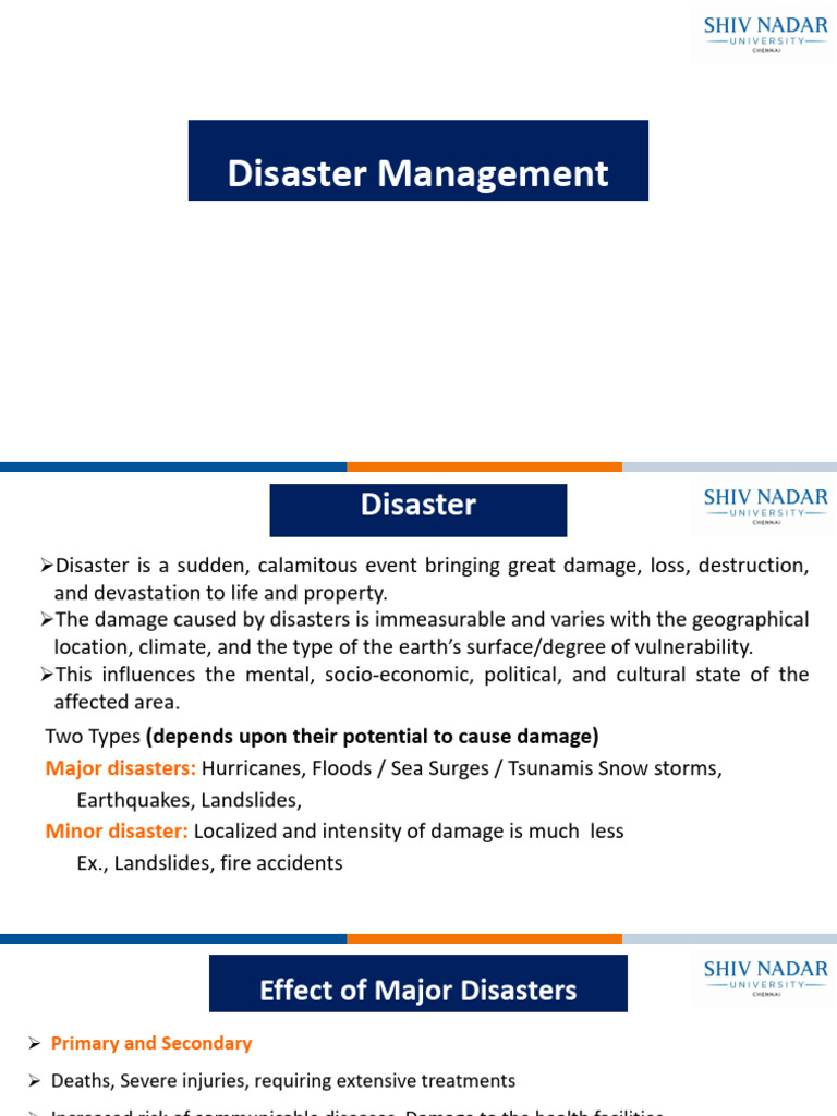 Disaster Management | PDF | Natural Disasters | Earthquakes
