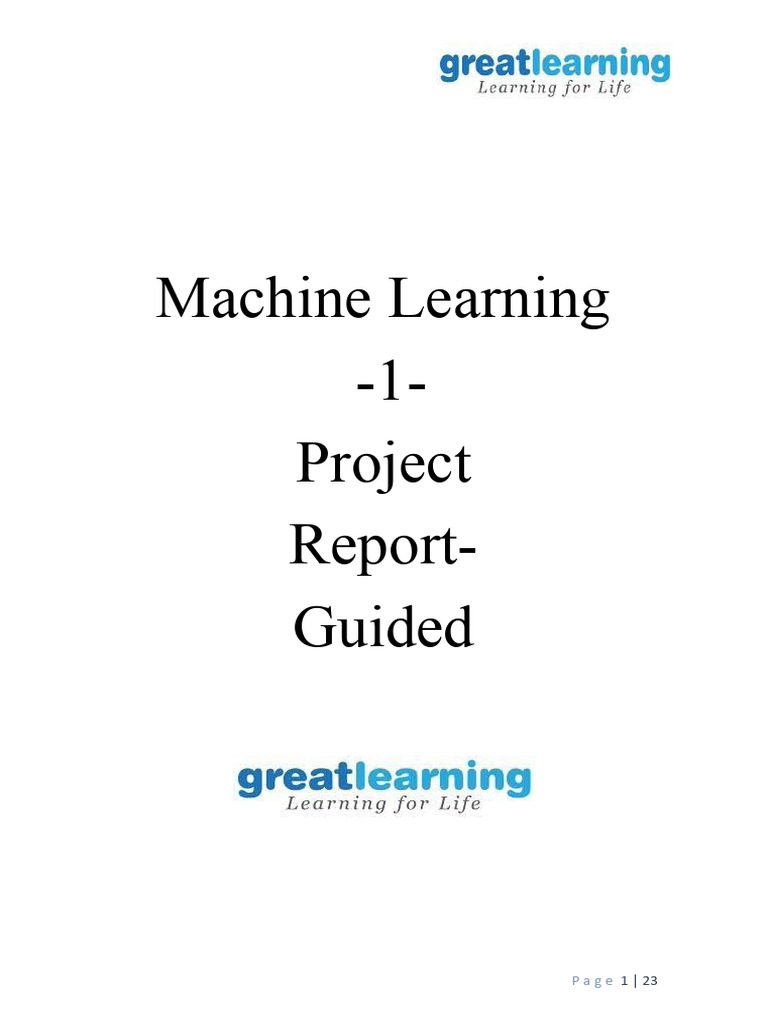 Machine Learning Guided Project | PDF | Principal Component Analysis ...