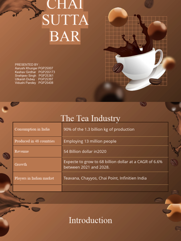 Startup Chai Sutta Bar | PDF | Business | Finance & Money Management