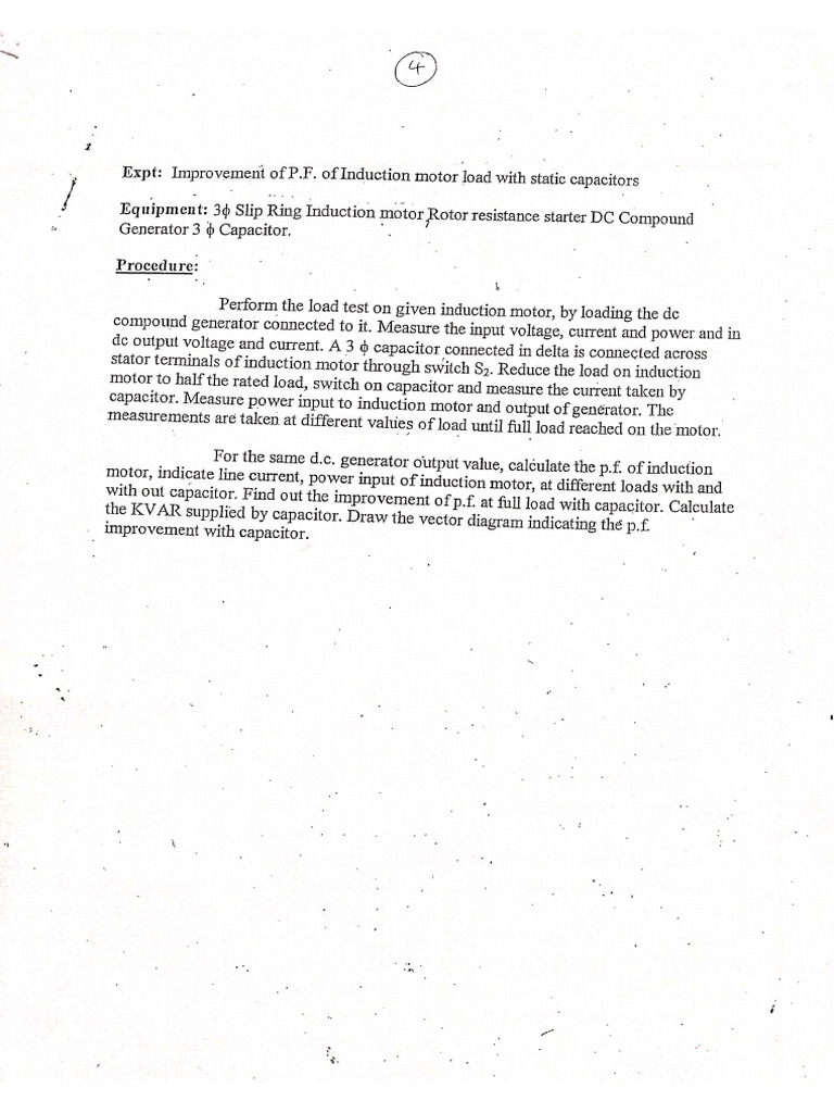 Machines Cycle 2 Exp 4 | PDF