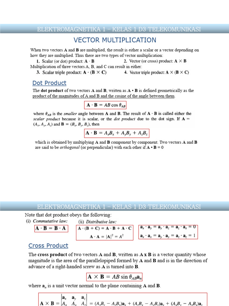 EM-2 | PDF | Euclidean Vector | Algebra