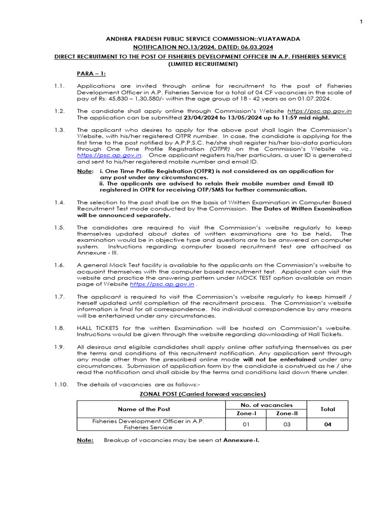 FDONotification 06032024 | PDF | Law