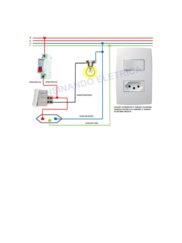 Tomada e Interruptor Conjugado | PDF