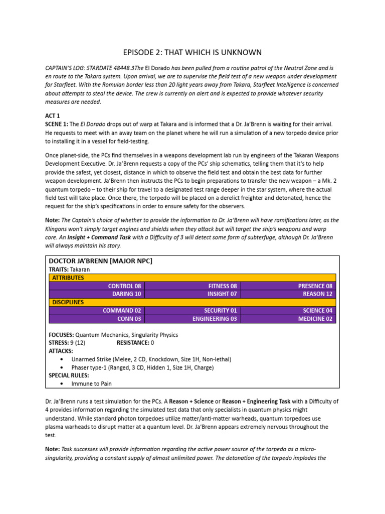 Sta Ep2 | PDF | Star Trek