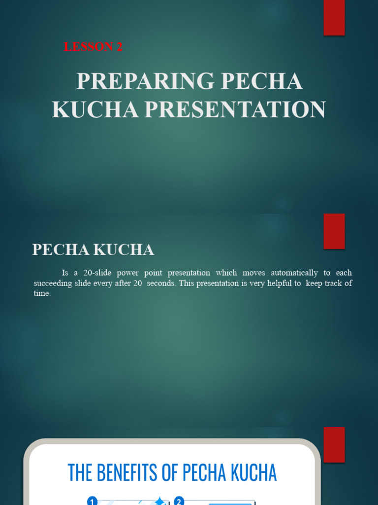 PREPARING PECHA KUCHA PRESENTATION | PDF