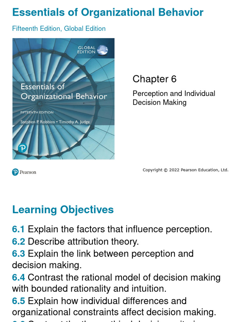 Robbins Eob15 PPT 06 | PDF | Decision Making | Creativity
