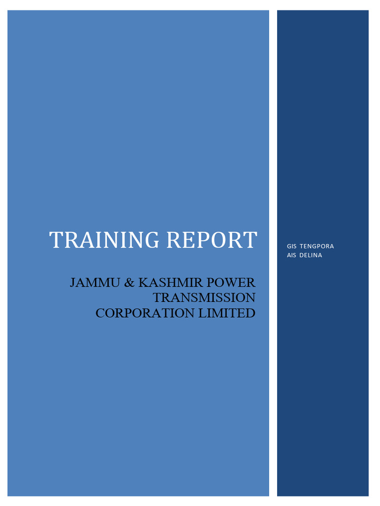 Training Report on Power Transmission | PDF | Electrical Substation ...
