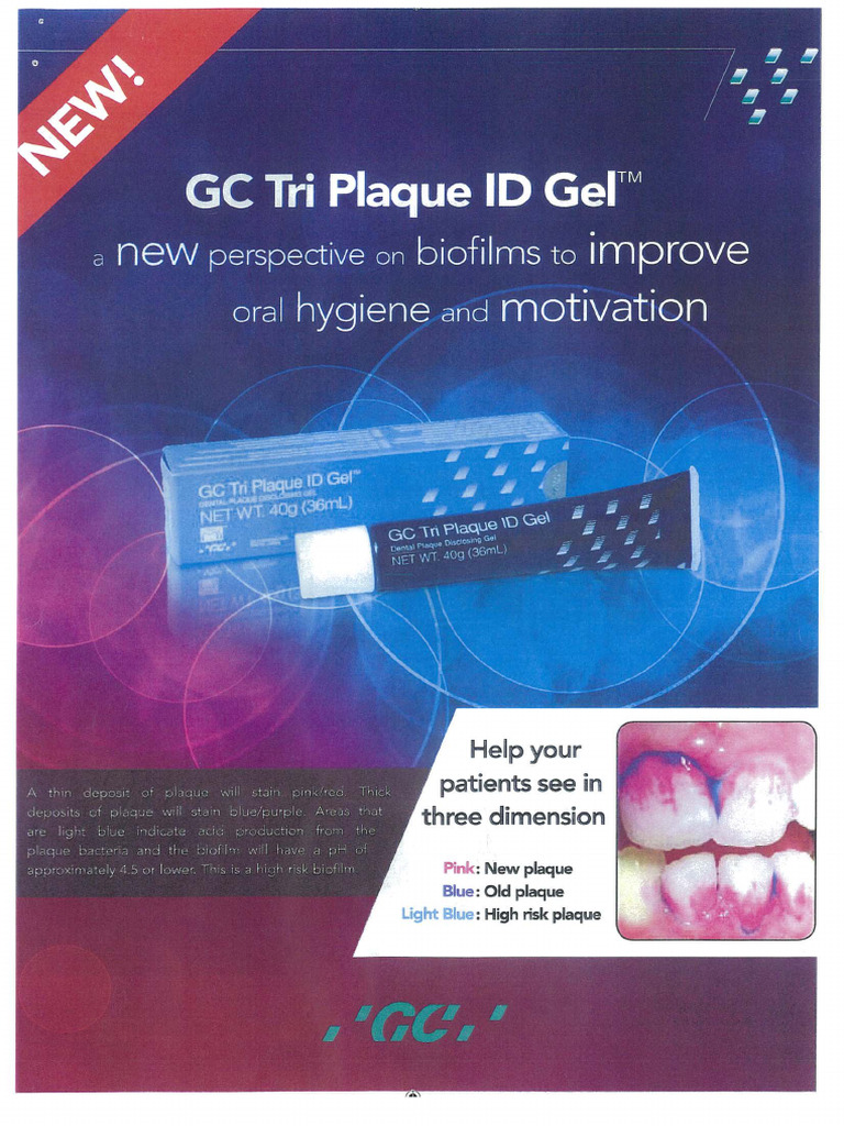 Introducting GC Tri Plaque ID Gel | PDF