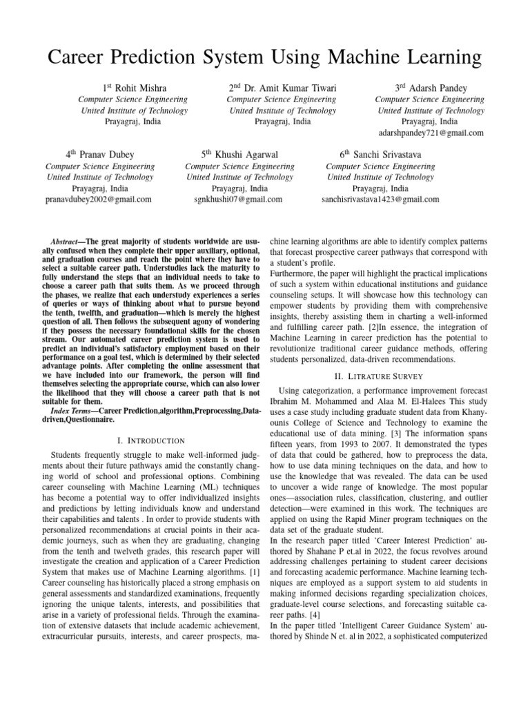 Research_Paper | PDF | Machine Learning | Statistical Classification